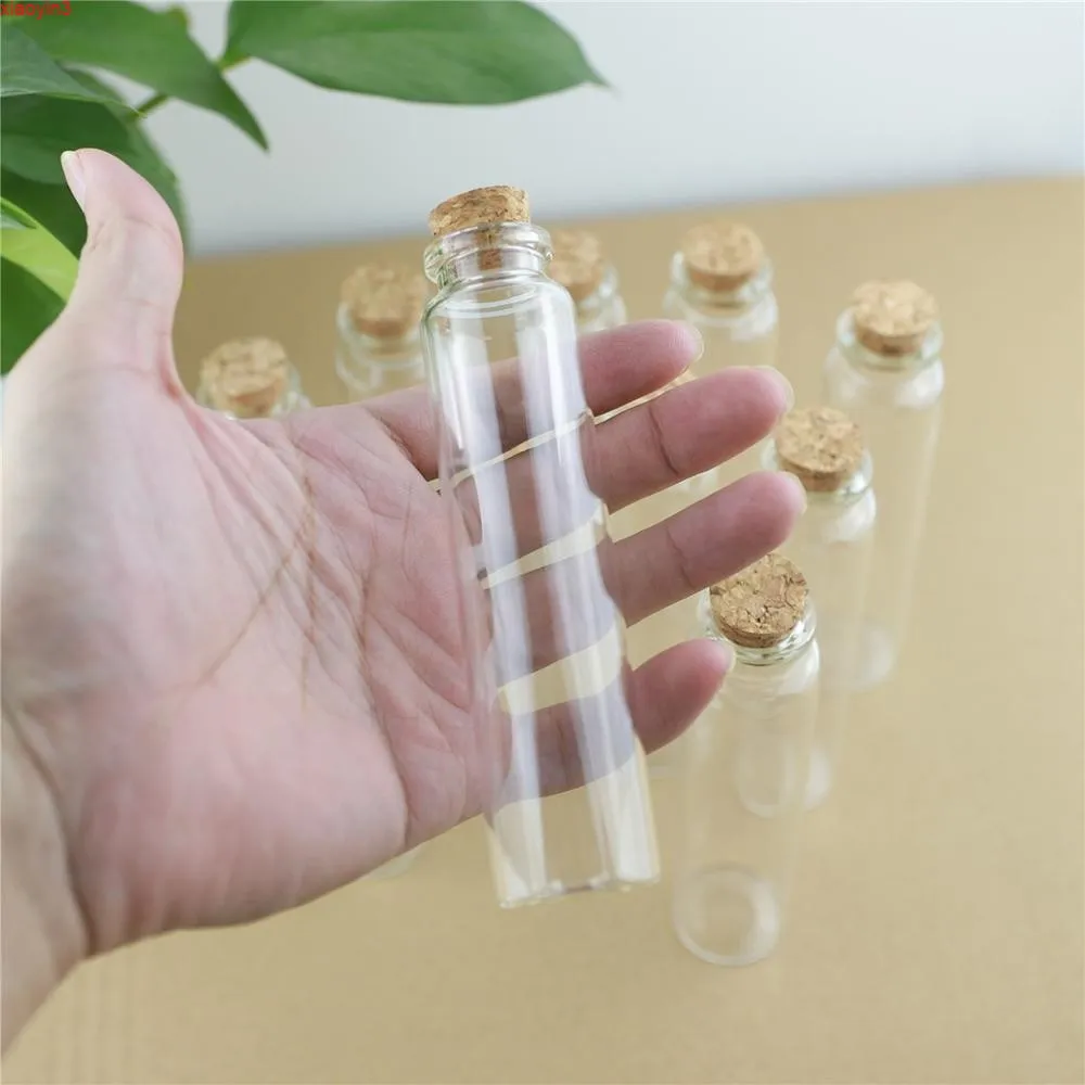 24 Mini Glass Bottles with Cork Stoppers - 60ml Craft Jars for DIY ...