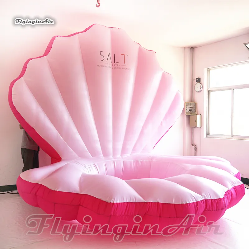 Giant Inflatable Clam Shell 3m Pink Large Air Blow Up Mussel For Party ...