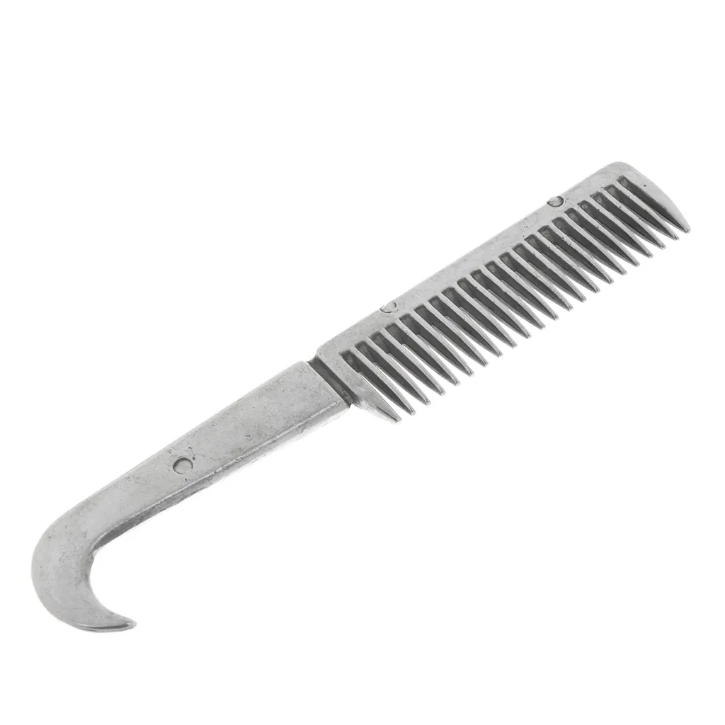 Durable Stainless Steel Horse Grooming Comb - Polished Curry Comb for ...