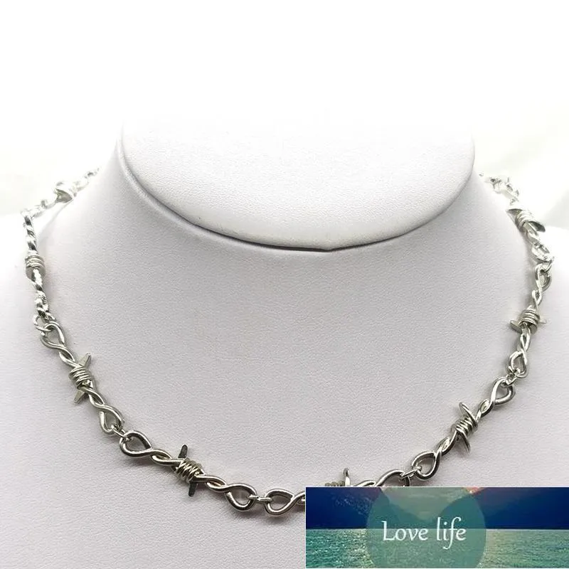 DHgate.com:Iron Thorns Barbed Wire Choker Necklace Bracelet Chain ...