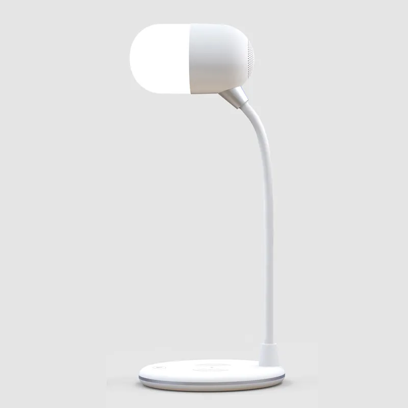 Flexible LED Desk Lamp with USB Charging, Wireless Charger, and ...