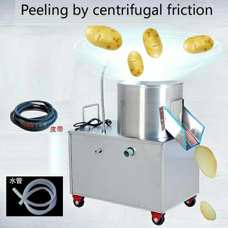 Commercial Electric Potato Peeler - Automatic Taro & Vegetable Cleaning ...