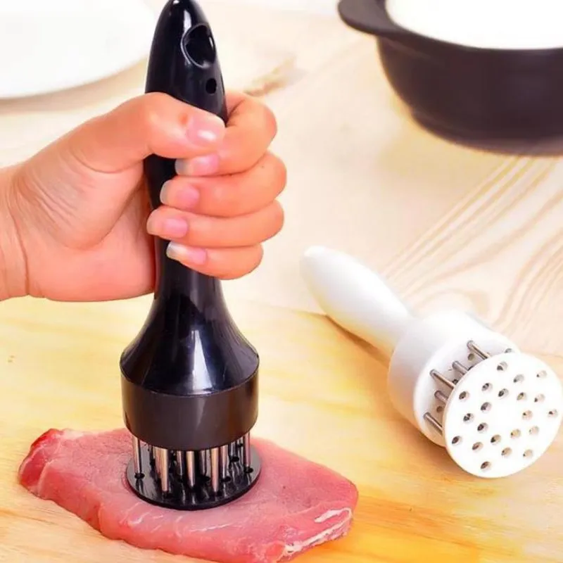 Kitchen Stainless Steel Meat Tenderizer Needle Hand-Held Tool for Pork ...