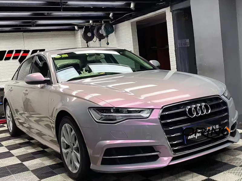 Premium Double Color Change Shift Glossy Candy Volcano Gray Red Vinyl ...