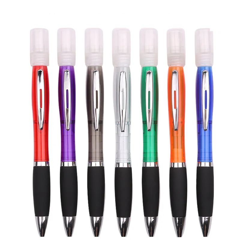 Refillable Mini Spray Gel brush pen with Metal Clip for Disinfection ...