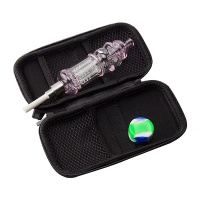 Wholesale CSYC NC033 Glass Bong Set With Arm Tree Perc, 510 Quartz Ceramic Tip, And Spill Proof ...