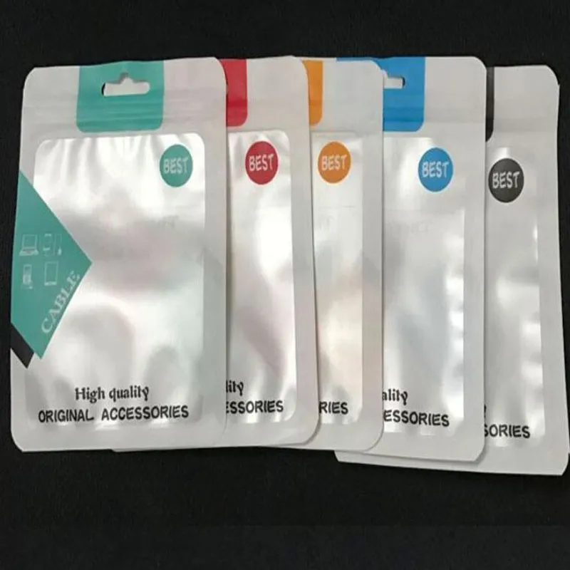 DHgate.com:10.5x15cm Plastic Poly Bags with Zipper Lock for USB Cables ...