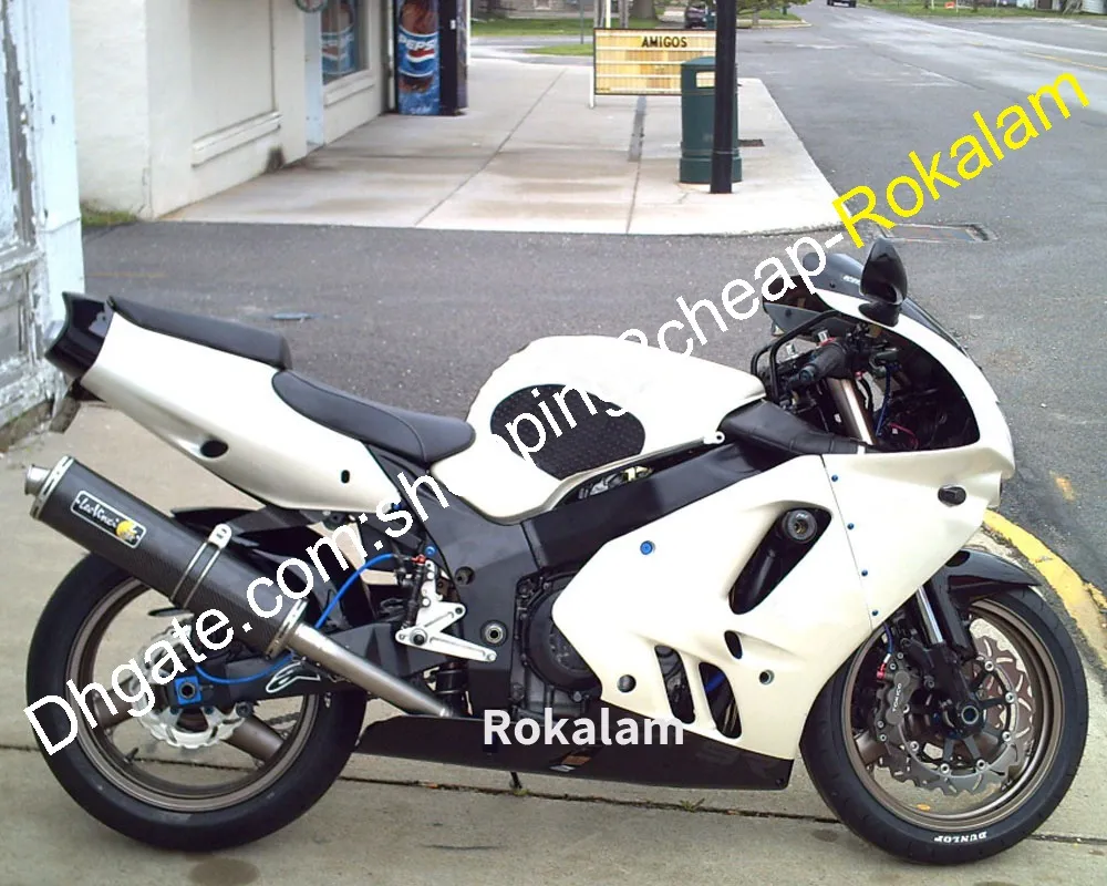 Ninja 94 97 ZX 9R White Black Cowling Set For Kawasaki 1994 1995 1996 ...