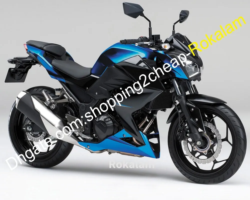 For Kawasaki Shell Z250 2015 2016 Z 250 Z300 15 16 Z 300 Blue Black ...
