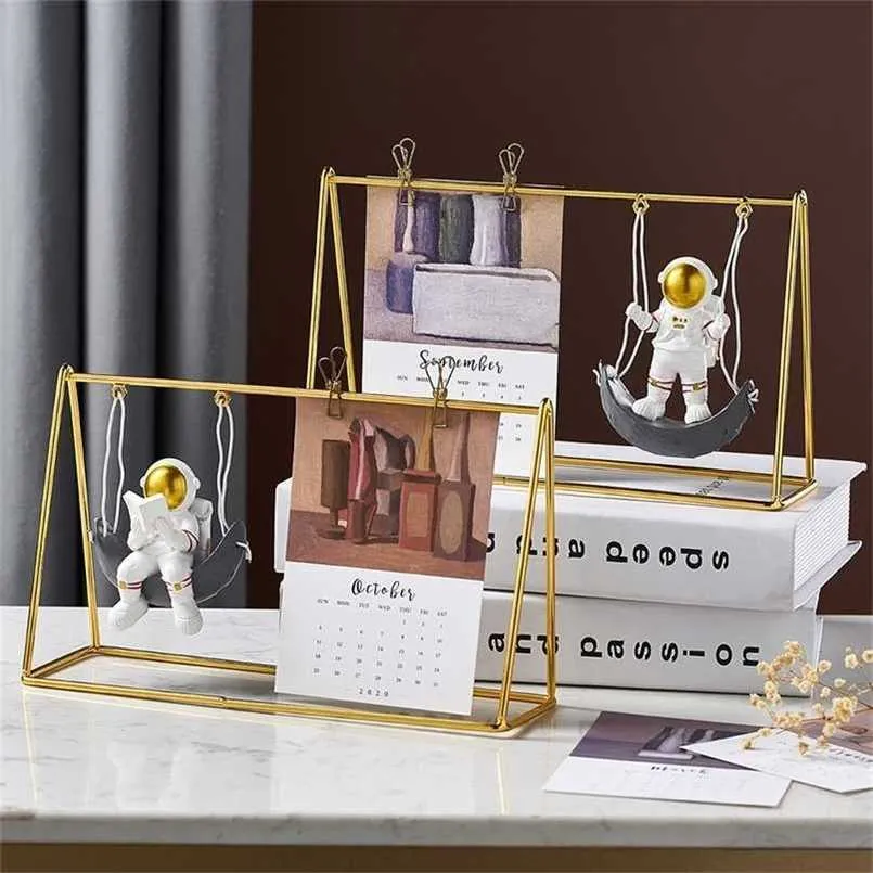 Astronaut Figurine Desk Calendar - Swinging Cosmonaut, Resin Space ...