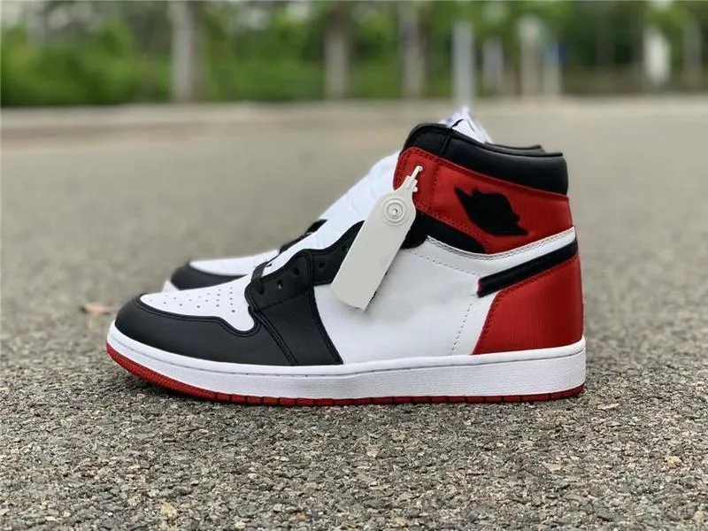 NRG No L S Satin Black Toe Shoes Designer Varsity Red Luxury Unions ...