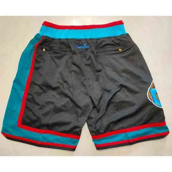 4-Pack Men's Black Basketball Shorts with Zipper Pockets and Elastic ...