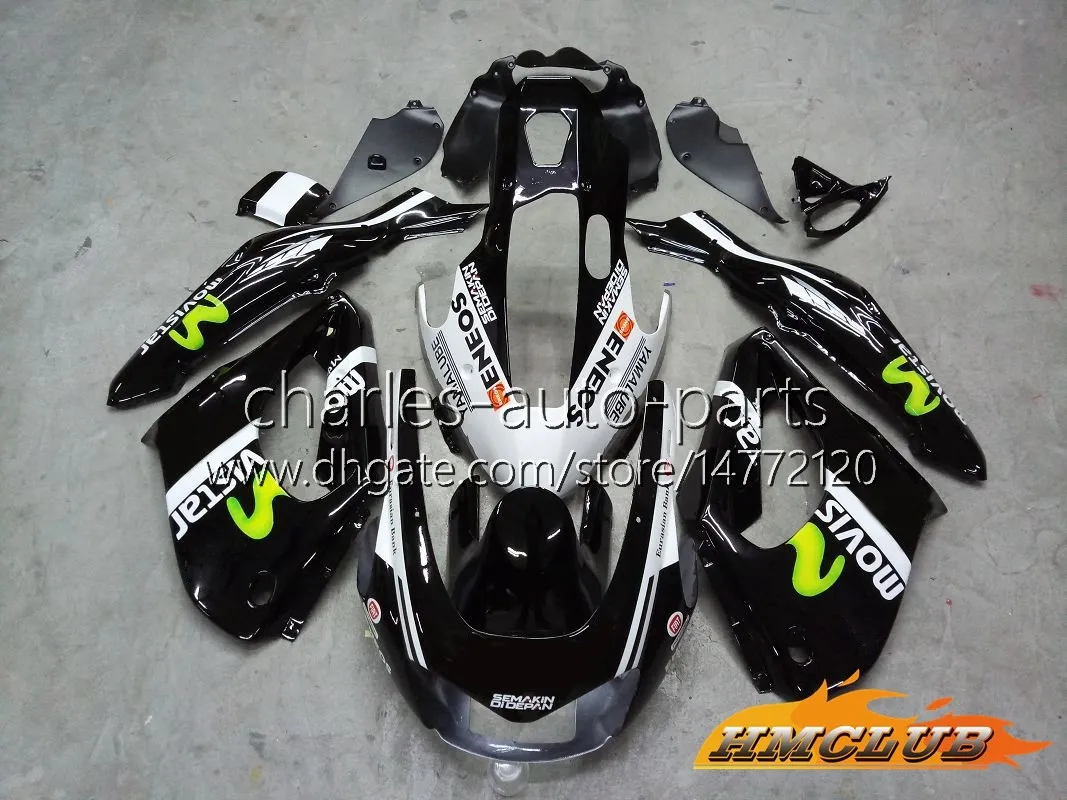 Blue Flames Black Fairing For Yamaha Thunderace YZF1000R 1996 2007 OEM ...