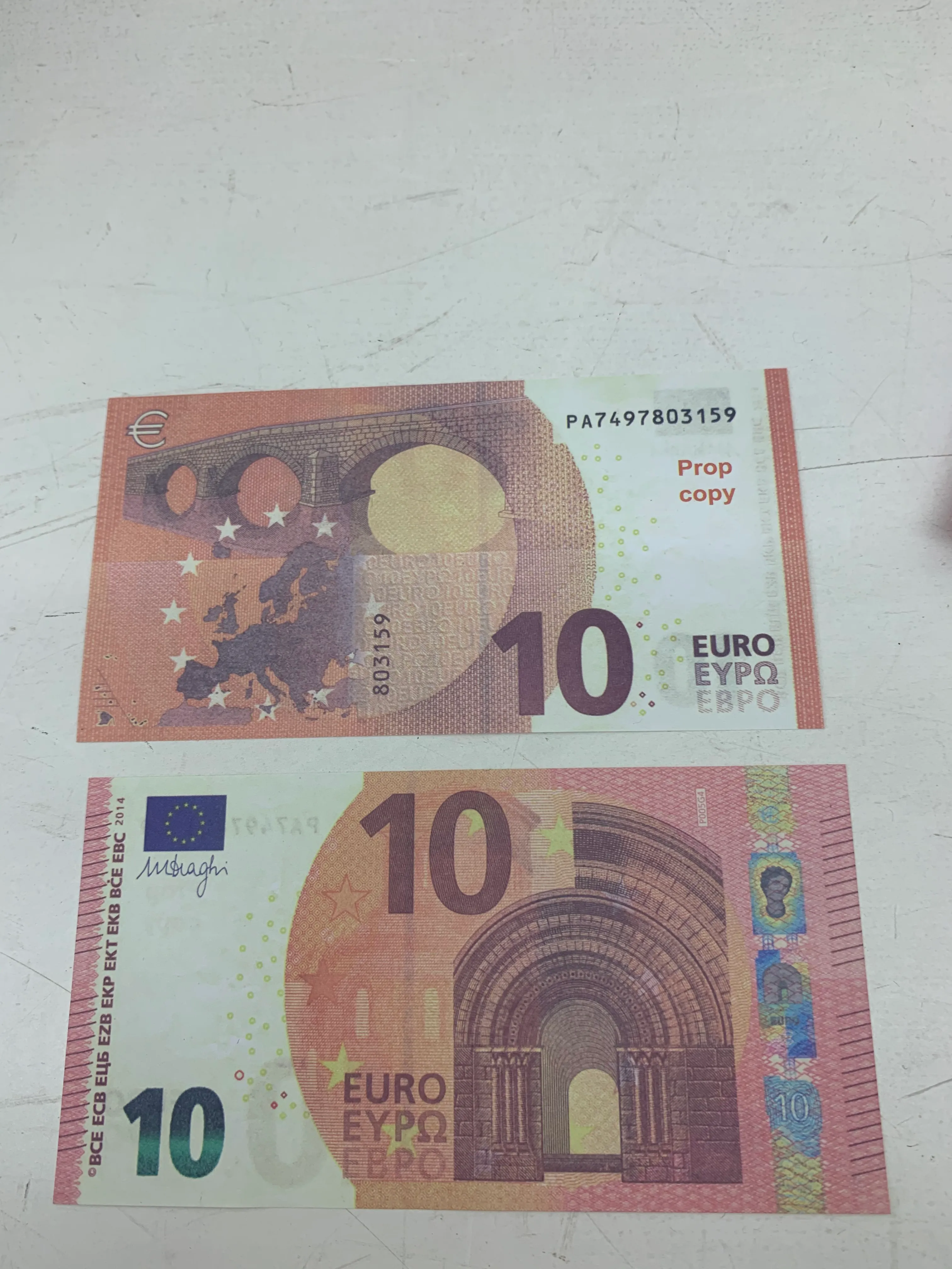 Atmosphère Faux Euro € Euros Party Toygun Festive Prop Prop Shood Film ...