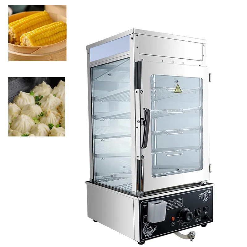 5 Layer Electric Steamer Commercial Bun Bread Steamer Bread Maker ...