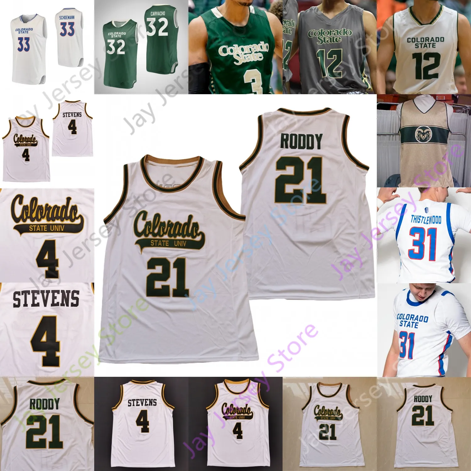 Custom ado State Basketball Jersey NCAA College Isaiah Stevens Nico ...