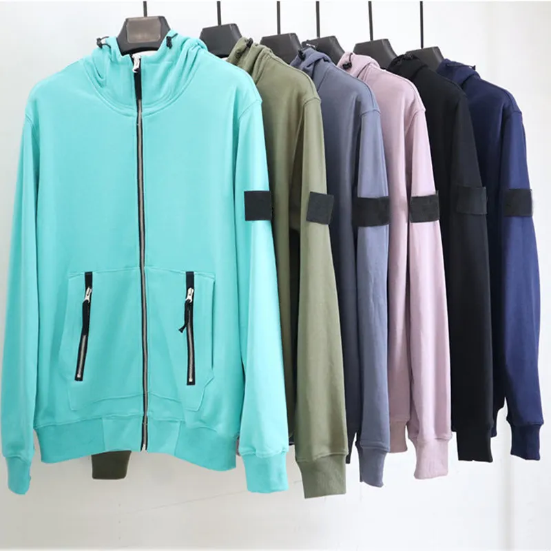 Mens Hoodie With Zip Pockets Casual Hooded Jacket, Long Sleeve Hip Hop ...