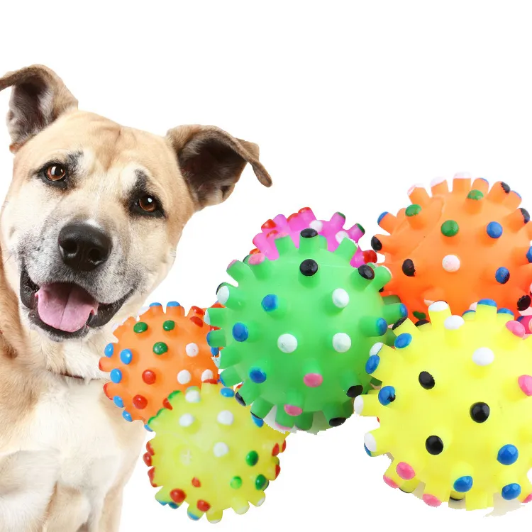 Wholesale Designer Puppy Dog Squeeze Squeaky Sound Toy Colorful Silica ...