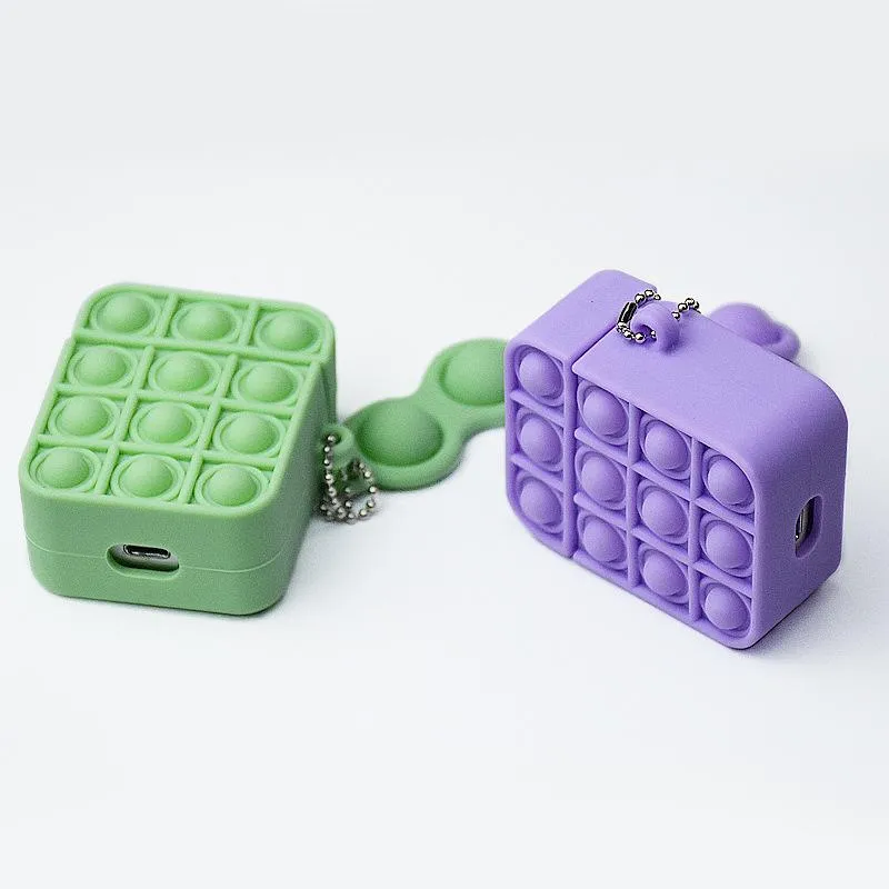 Rainbow Pop It Fidget Airpod Pro Case | Ultra Thin Silicone Airpod 1/2 ...