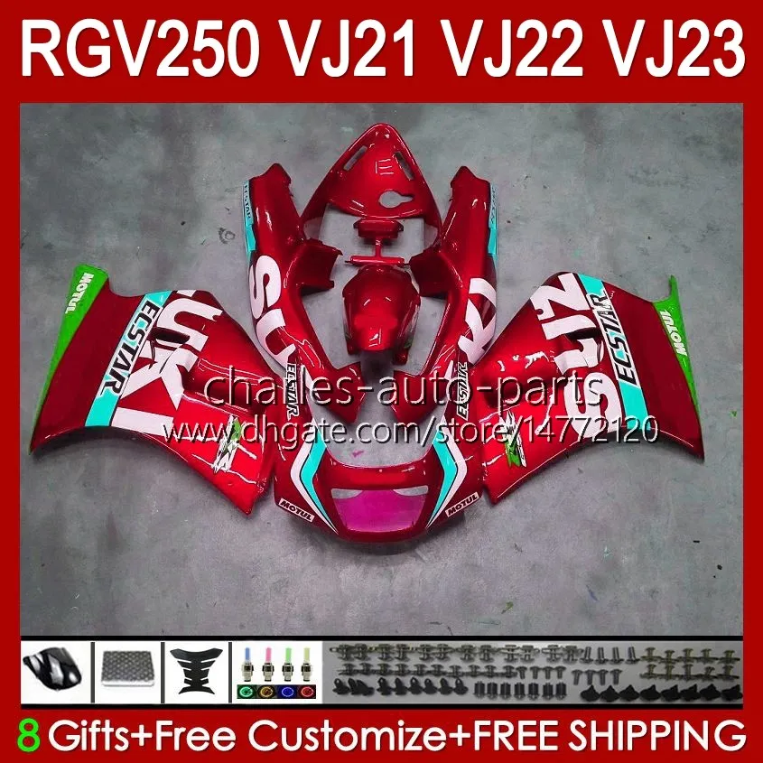 مجموعة الجسم لسوزوكي VJ21 RGV250 RGVT RGV 250CC 250 CC هيكل السيارة VJ ...