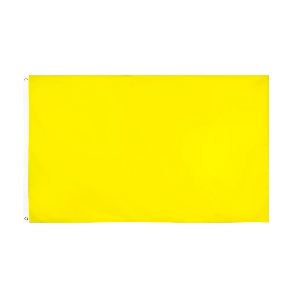 Solid Yellow Color Flag 3x5 FT Foot Plain Yellow Flags Flags Banner 90 ...