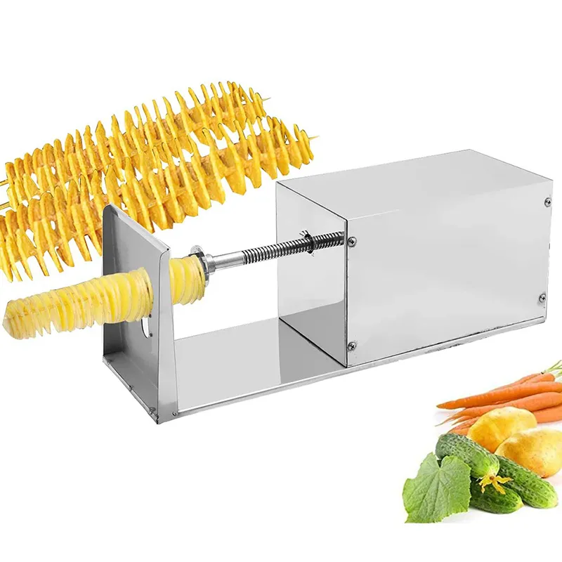Commercial Electric Spiral Potato Slicer - Stainless Steel Tornado ...