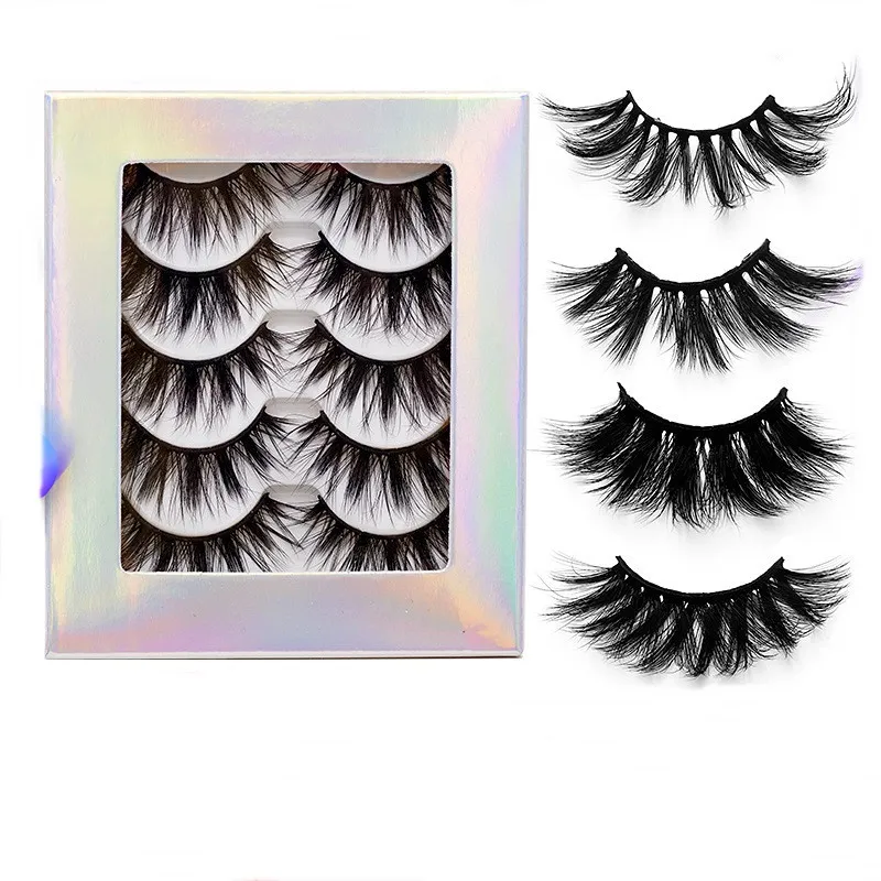 3D Mink Lashes: Of Long, Thick, Curly, Fluffy Faux Eyelashes For ...