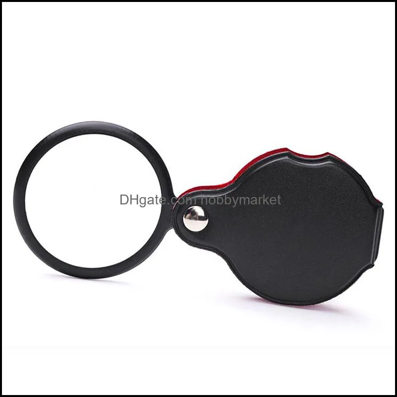 Portable 10X Magnifying Glass - Mini 50mm Folding Loupe for Jewelry ...