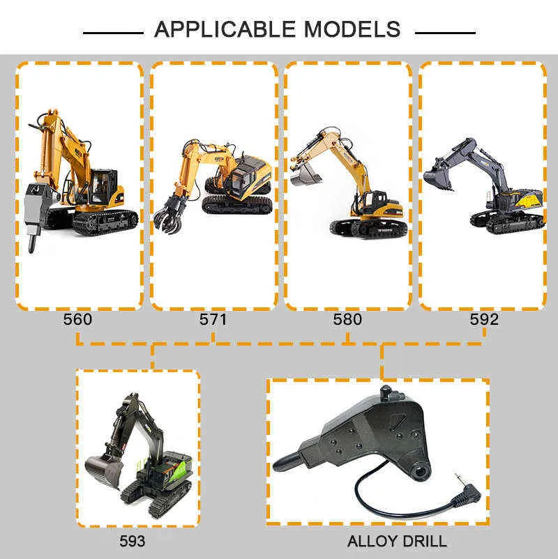 Remote Controlled Excavator: Full Metal Accessories... From Deng08, $19 ...