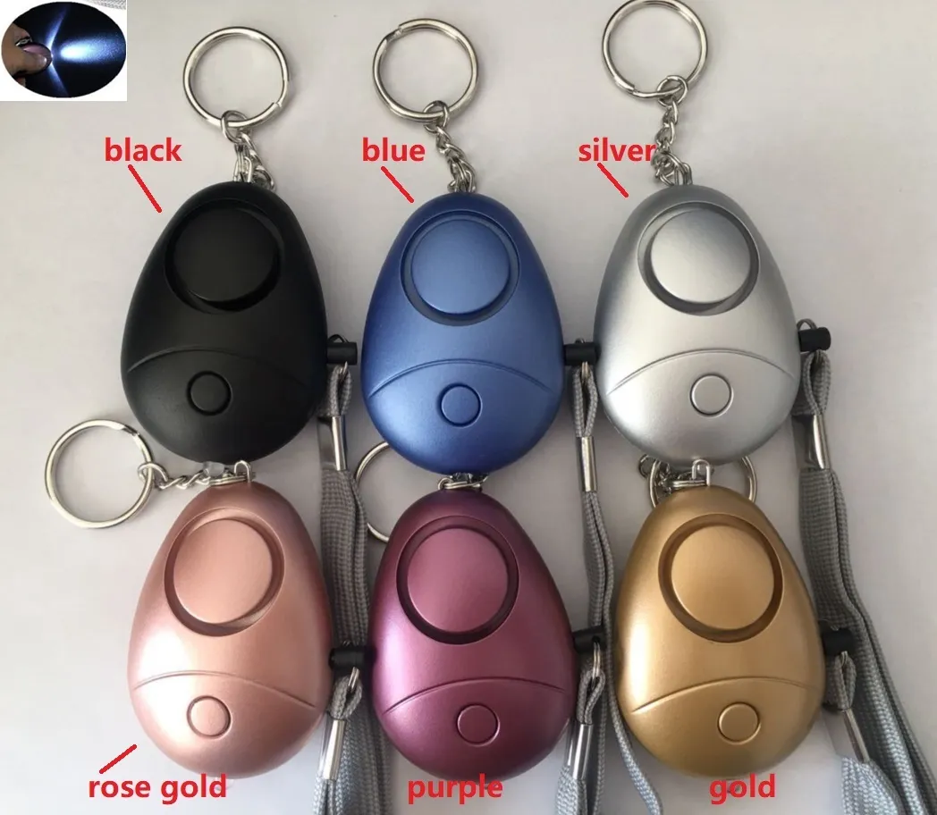 130dB Emergency Alarm Keychain with LED Light - Personal Safety for ...