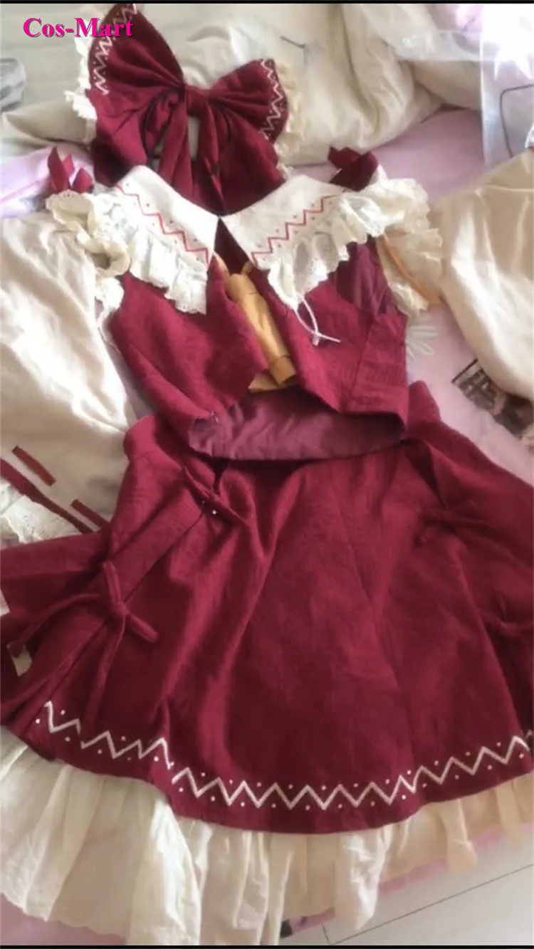 ♦ DHgate Game Touhou Project Hakurei Reimu Cosplay Costume Female Role ...