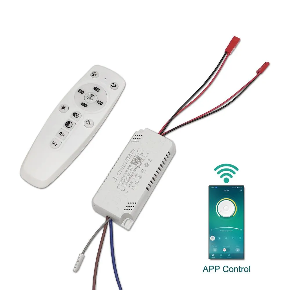 2021 Intelligent LED Driver 2.4G Remote&APP Bluetooth Control Lighting ...