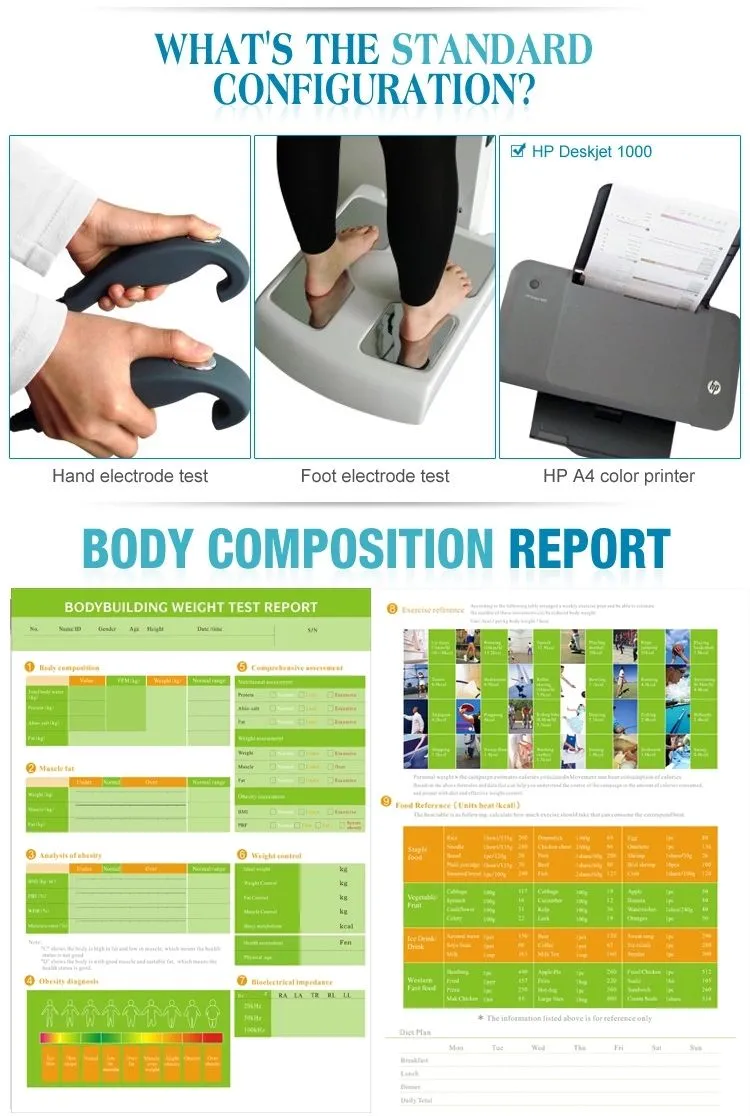 Newest Generation Body Composition Analyzer Fat Text Analysis Machine ...