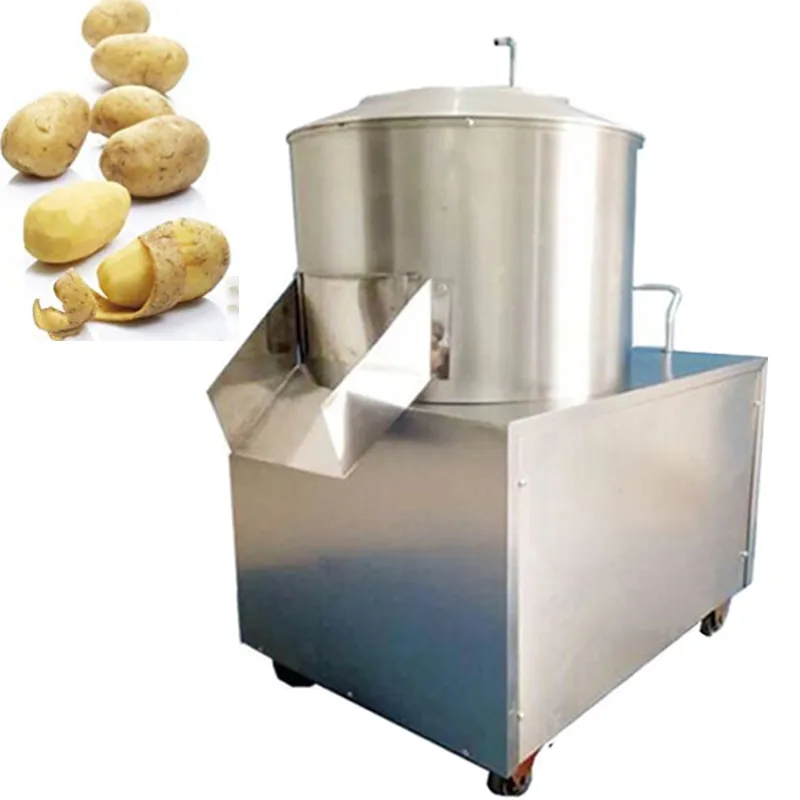 1500W Commercial Electric Potato Peeling Machine Stainless Steel Full ...
