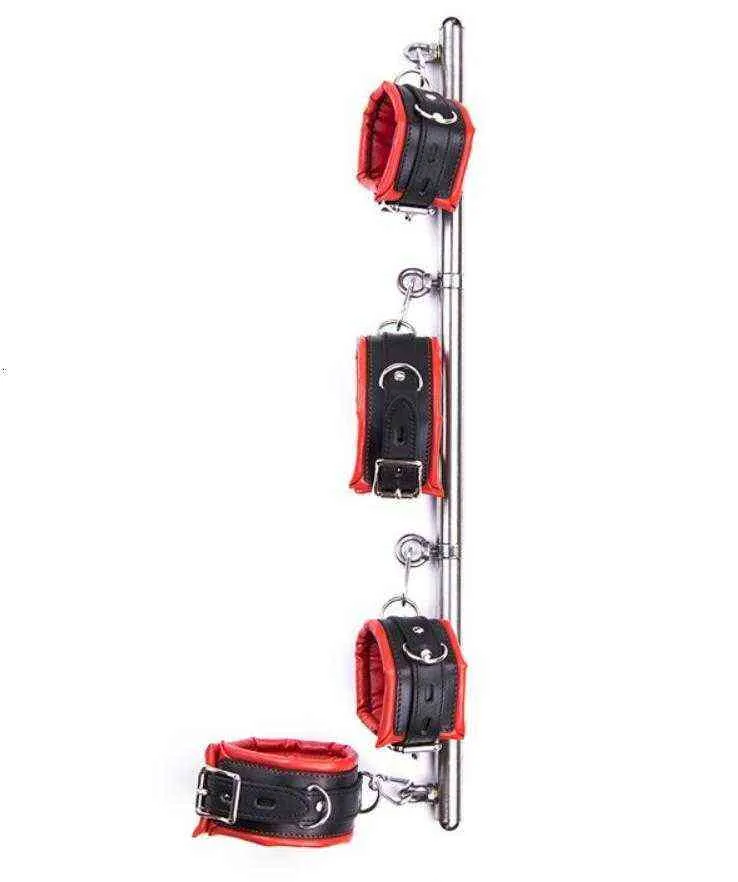 Nxy Sm Bondage Sm Bdsm Bondage Set Rvs Verstelbare Spreader Bar Sex