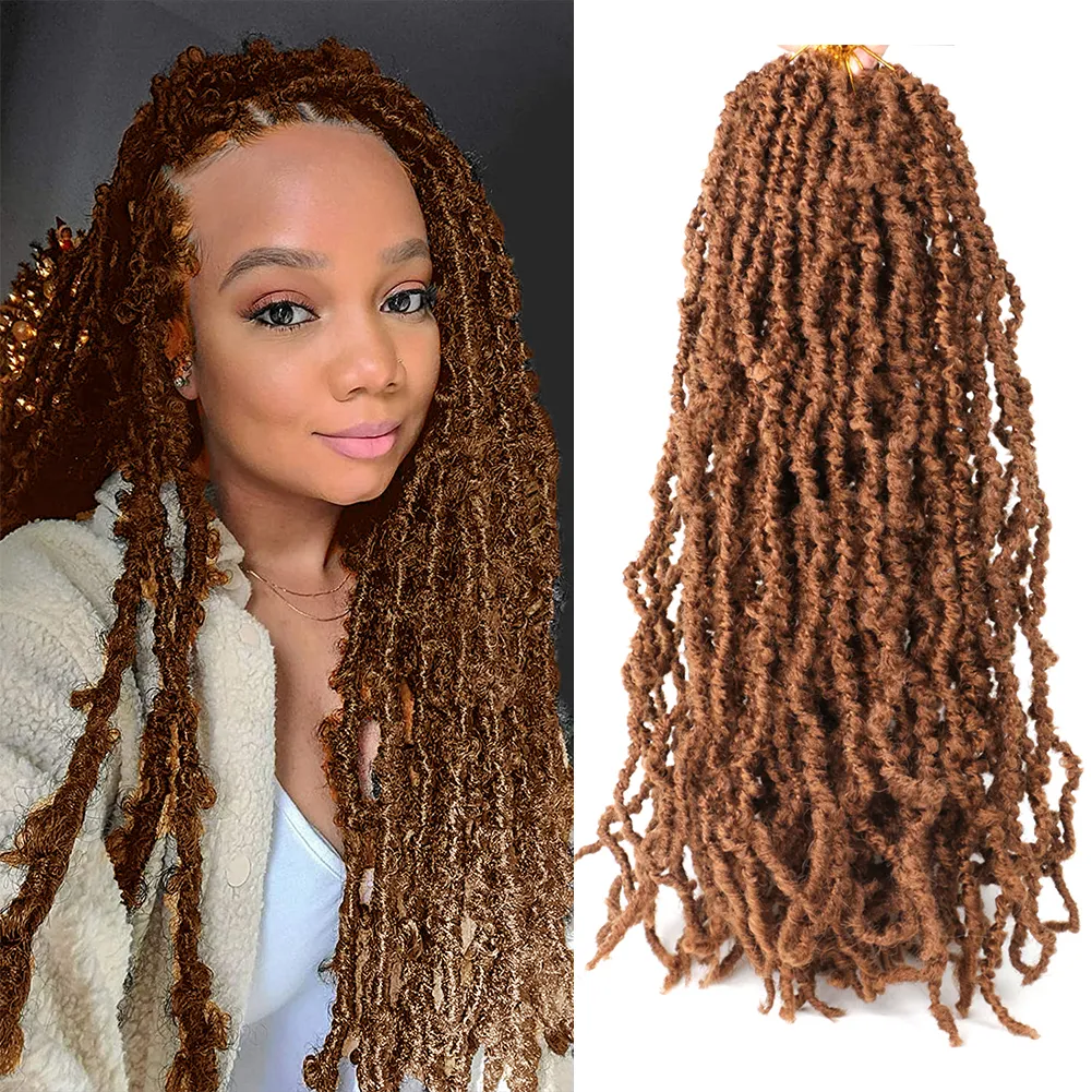 Soft Deadlocks Curly Locks Afro Crochet Braids 22Inch Black Brown ... Soft Deadlocks Curly Locks Afro Crochet Braids 22Inch Black Brown ...