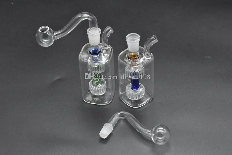 Bulk Order 10mm Inline Perc Glass Water Pipe Bong With Ash Catchers ...