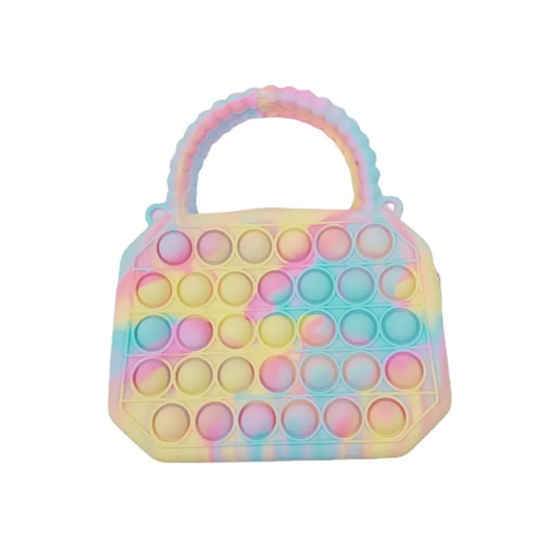 Silicone Fidget Coinomi Wallet With Sensory Foam Mini Bag Simple Dimple ...