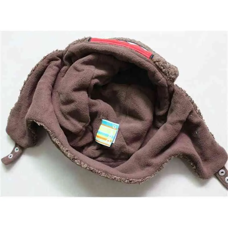 DOMO Shark Cartoon Winter Bomber Hat With Big Mouth, Thickened Ear ...