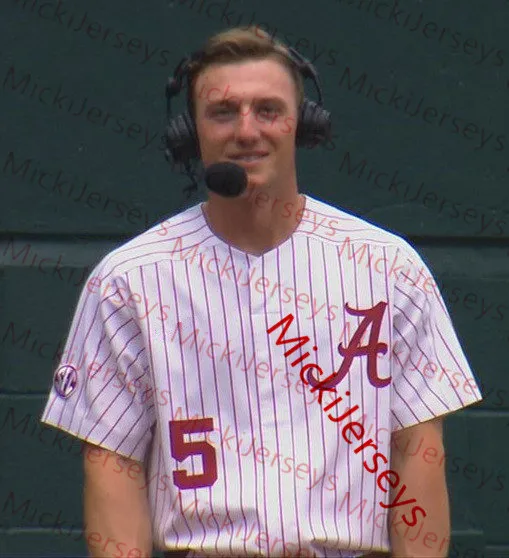 Alabama Crimson Tide College Baseball Jersey Jimmy Nelson Alex Avila ...