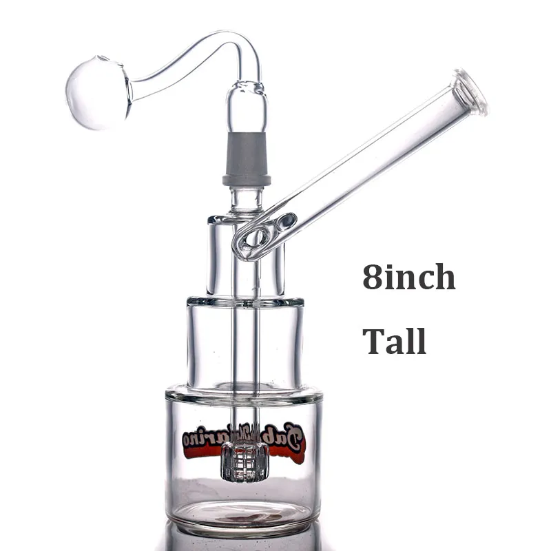 8 Inchs Hitman Glass Water Bongs Cake Heady Dab Recycler Oil Rig ...
