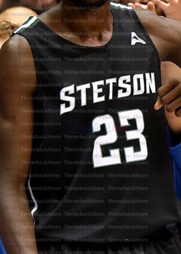 Custom Stetson Hatters Basketball Jerseys Rob Perry Mahamadou Diawara ...