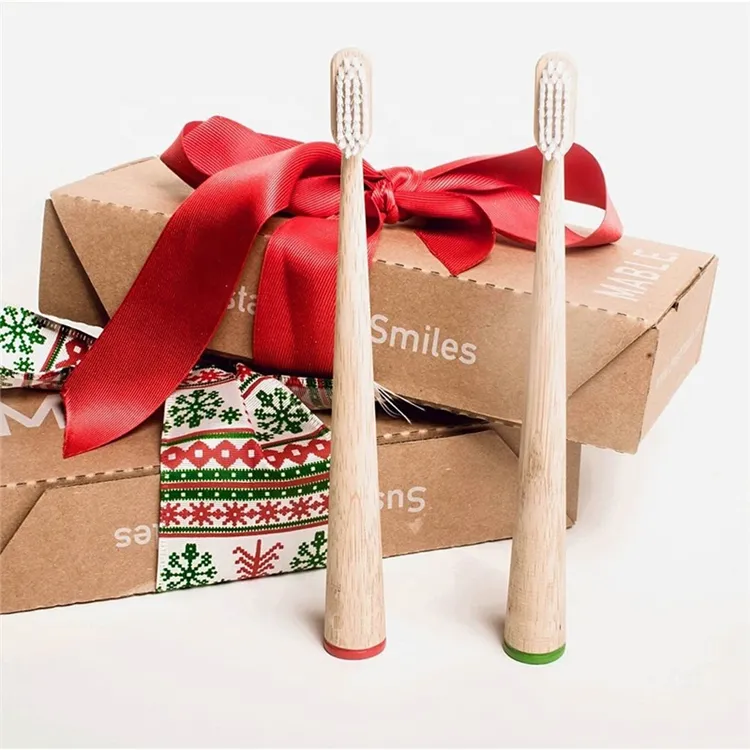 Soft Bristle Bamboo Toothbrush Set - Eco-Friendly Travel Toothbrushes ...