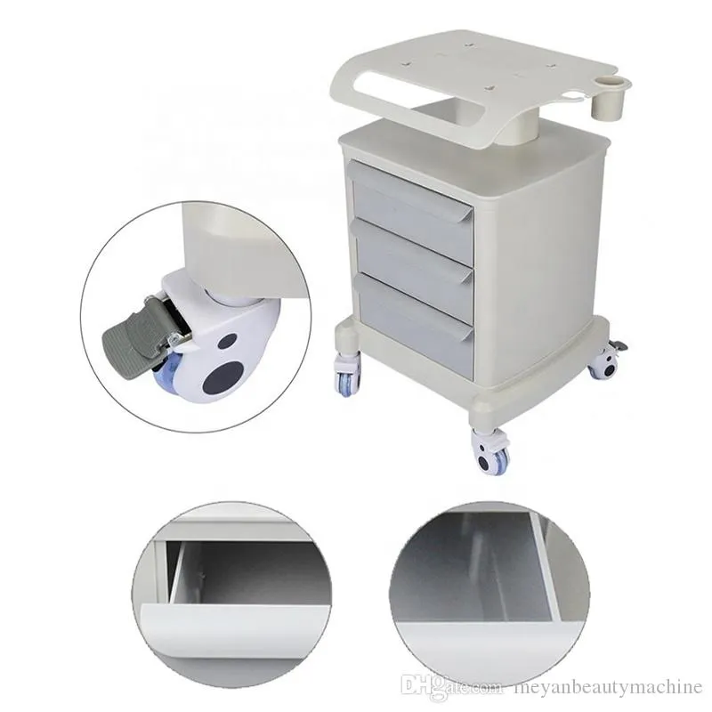Rolling Cart Trolley Stand For Cavitation RF Beauty Slim Machine Metal ...