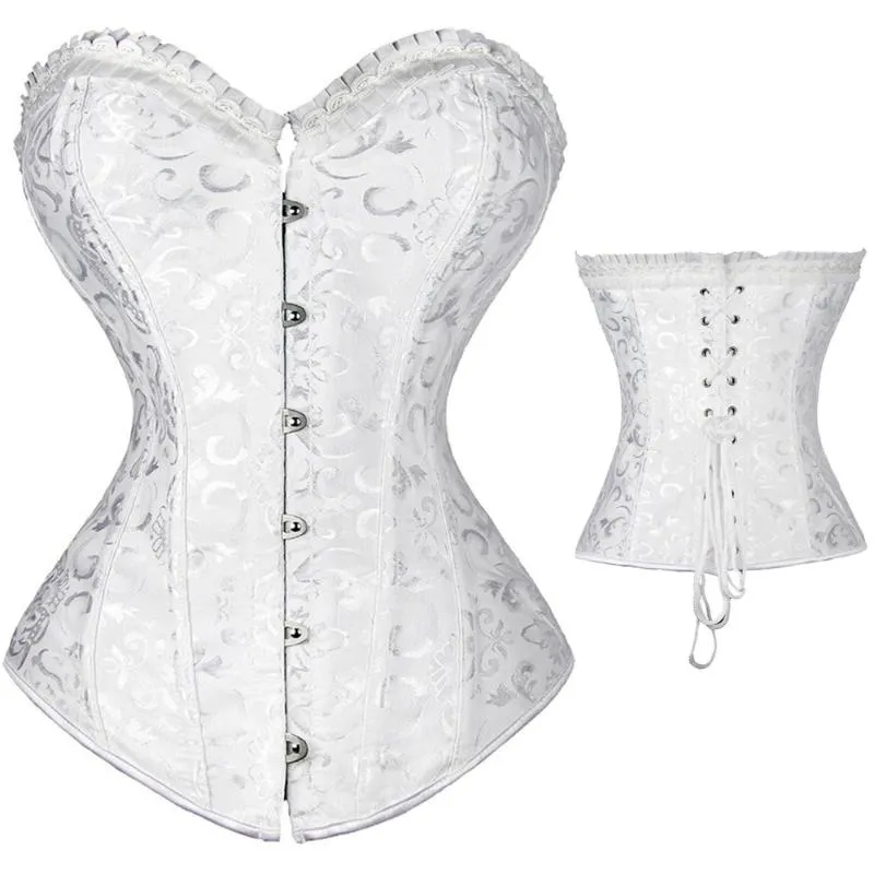 DHgate.com:Womens Sexy Corset: Steampunk Spiral Steel Boned Overbust ...