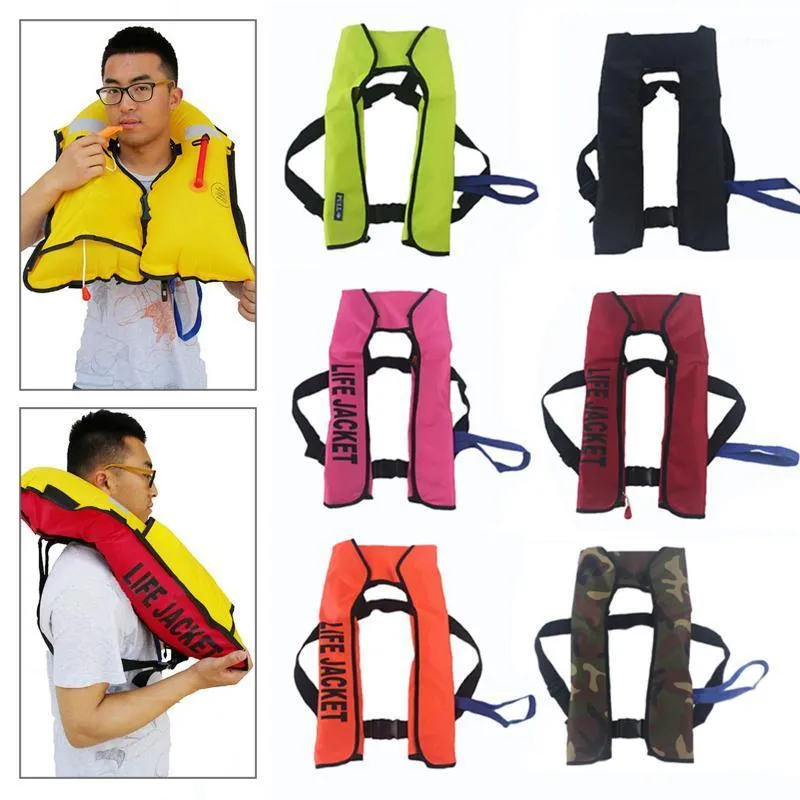 DHgate.com:Inflatable Life Vest with Reflectors and Whistle, Ideal for ...