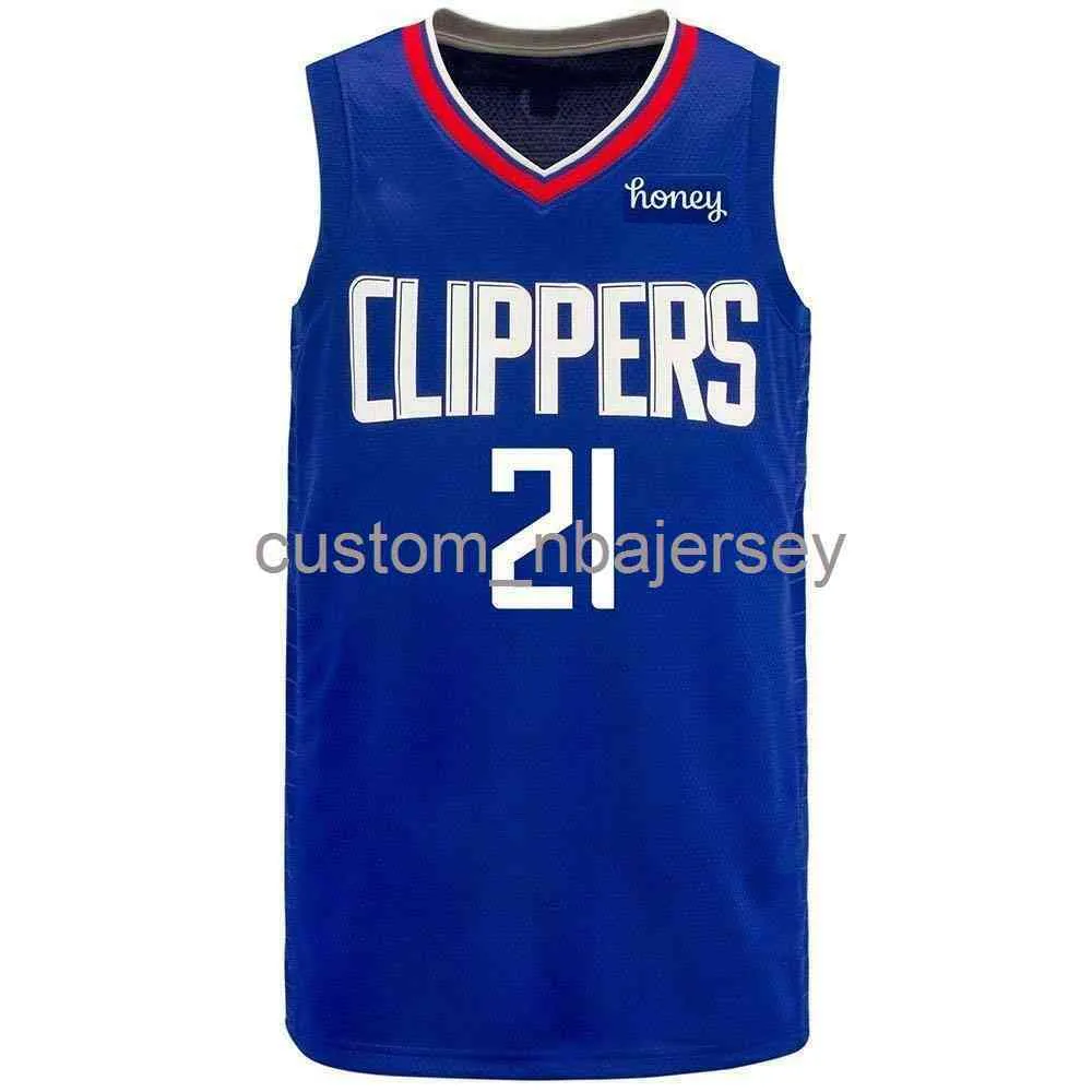 Patrick Beverley Swingman Jersey - Stitched Custom Name and Number ...