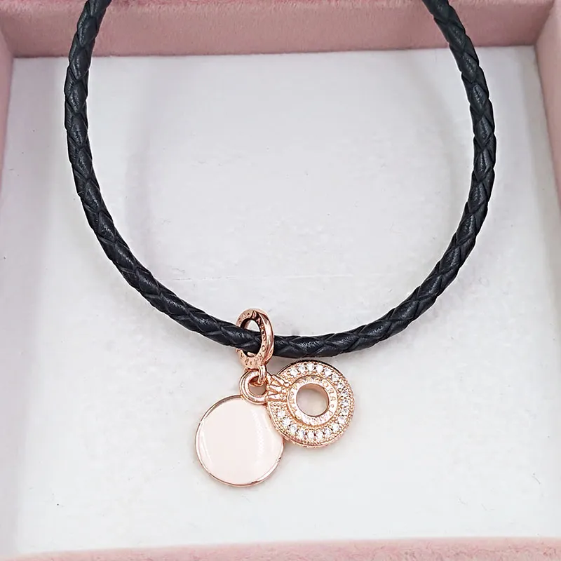 925 Sterling Silver Mens Jewelry Making Kit Pandora Rose Sparkling Pave ...