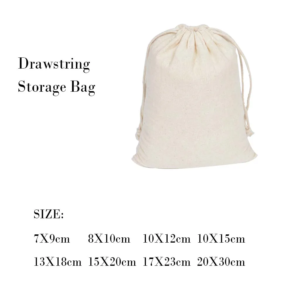 Storage Bag Cotton Fabric Dust Cloth Drawstring... From Kerykiss, $0.31 ...