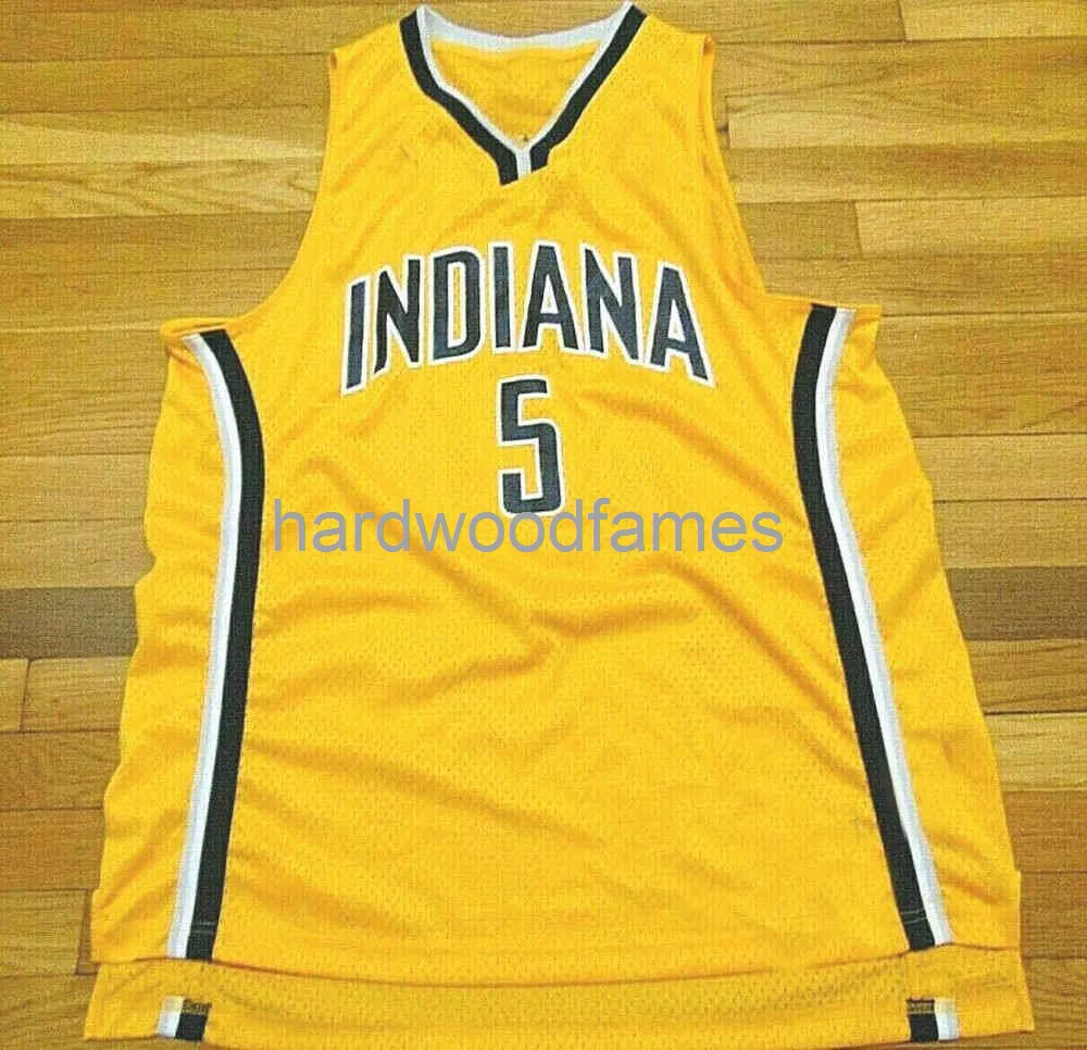 Stitched T.J. Ford Yellow Custom Basketball Jersey Men Youth XS-6XL ...